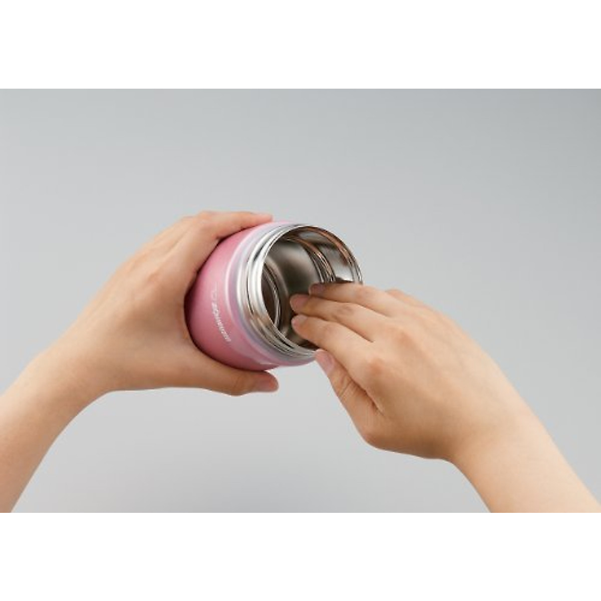 Zojirushi Stainless Steel Food Jar, 11.8-Ounce, Pink