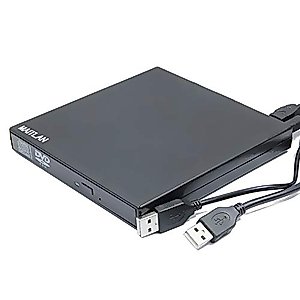 USB External DVD Combo Player Portable Optical Drive for Dell Alienware 13 15 17 R3 R5 Aurora R7 Alpha R2 Area 51 17 M15 X51 Gaming Laptop 8X DVD-ROM Combo Reader 24X CD-R Writer