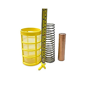 Solar Pool Ionizer Replacement Kit for Pools Above 45,000 Gallons Includes Copper Anode, Basket Screen, Spring and Screw - DiscoverMyStore