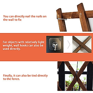 Wooden Lattice Wall 2Pack-Expandable Plant Garden Trellis for Climbing Plants Outdoor Air Plant Vertical Rack Wall Decor for Room Patio