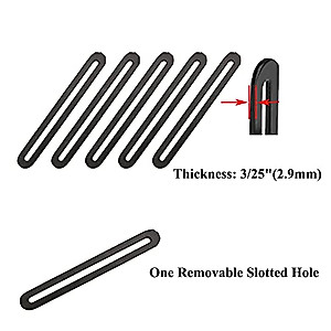 10 Pcs 6 1/10" Adjustable Flat Mending Plate Support with Single Slot, 2.9mm Thickness Steel Slotted Slideable Bracket Straight Repair Fixing Bracket Connector for Wood Furniture Timber PC Case Holder