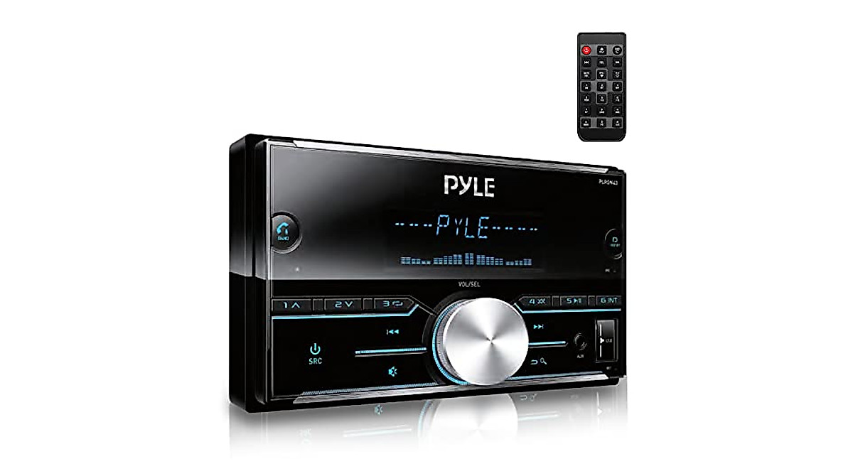 Pyle USA DSP Stereo Receiver - 150W Bluetooth Car Stereo System