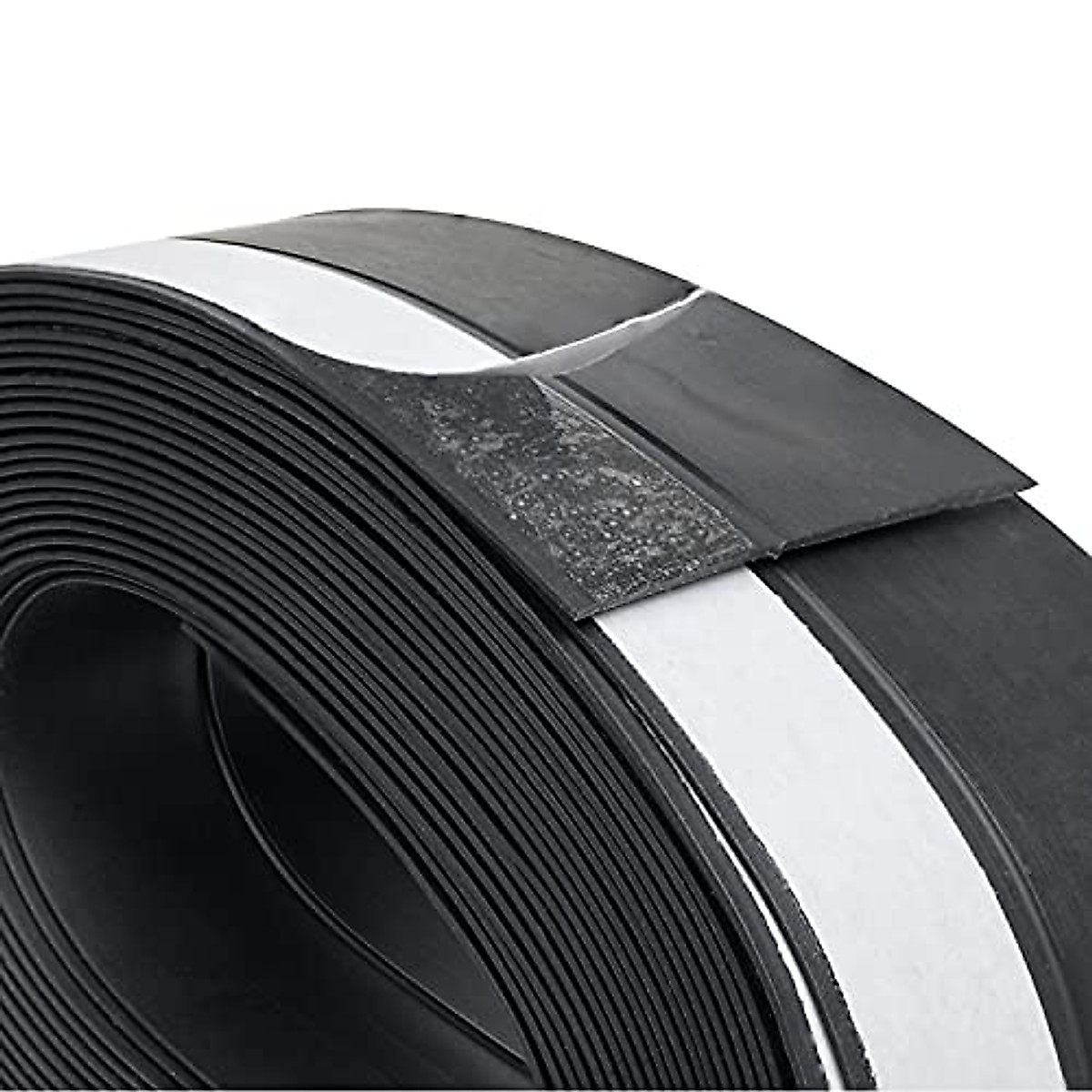 Door Weatherstrip Strong Adhesive Door Bottom Seal Black Rubber Strip 16.4 Feet Length Weather Stripping Door Bottom Seal Strip Door Winddow Sweep Weather Stripping Door Draft Stopper