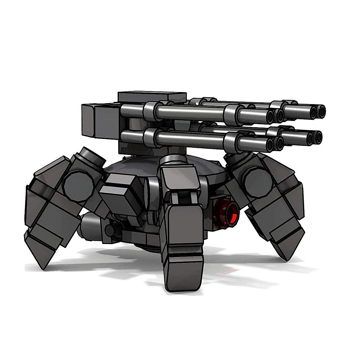 Mech Pieces Building Blocks, 96Pcs Mini Multi-Legged Model Building Blocks Toy Set, Compatible with Lego