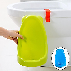 Colcolo Potty Train Urinal Cute Travel Supplies Hanging Pee Trainer for Travel Toddler Boys, Blue