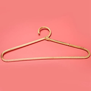 Lodokdre Rattan Clothes Hanger Style,Garments Organizer,Rack Adult Hanger,Room Decoration Hanger for Your Clothes.