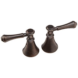 Delta Faucet H297RB Cassidy Two Lever Bath Faucet/Bidet Handle Kit, Venetian Bronze,3.88 x 3.88 x 3.88 inches
