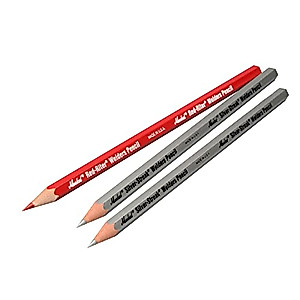 Markal 96105 Red-Riter/Silver-Streak Welder Pencil, 1 Red-Riter and 2 Silver Streak Pencils