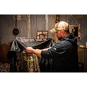 Scent Crusher Halo Series Covert Closet - Roller Bag Converts to Portable Closet, Includes The Halo Battery-Operated Generator to Remove Odors on Hunting Gear and Equipment