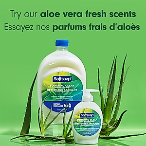 Softsoap Moisturizing Liquid Hand Soap, Soothing Clean Aloe Vera - 7.5 Fl Oz (Pack of 6)