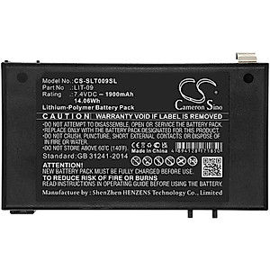 ZOVAS 7.4V Battery Replacement for Spypoint LIT-09 Bloc Pile, Link-S-Dark, Solar-Dark