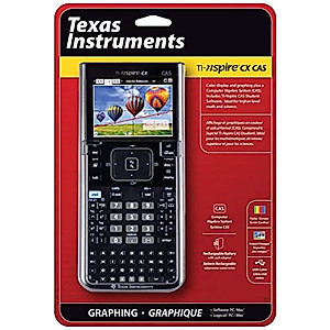 Texas Instruments TI Nspire CX CAS Graphing Calculator (Certified Renewed)