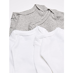 Carter's baby girls 7-pack Long-sleeve Bodysuits T Shirt, Multi/Grey, Preemie US