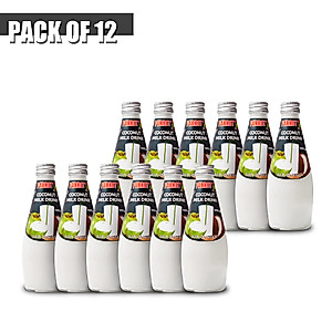 Parrot Coconut Milk Drink Original with Pulp 290ml（Pack Of 12）