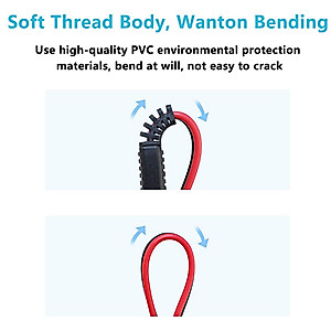 holder 2 Pack 12V Fused Cigarette Lighter Male Plug with Leads & LED Light, 16AWG Car Replacement Heavy Duty Male 15A Fused Cigarette Lighter Socket Cord