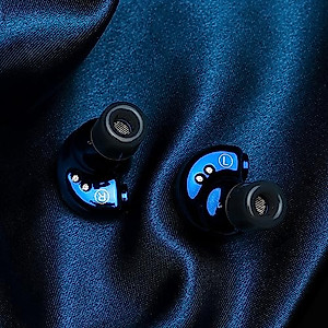 HiFiGo DUNU Falcon Ultra 1DD in-Ear Monitors, Upgraded Single Dynamic Driver with Magnesium Alloy Diaphragm IEMs in-Ear Earphones (Klein Blue)