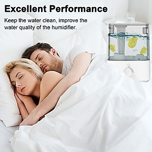 puxyblue Humidifier Cleaner Submarine, Demineralization Float Submarine Compatible with All Humidifier and Fish Tank(6Pack Yellow)