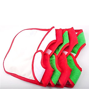 Dream Loom Christmas Baby Bibs 4pcs, First Xmas Baby Gift, for Babies Newborns and Toddler