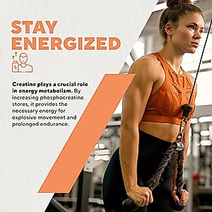 Myprotein Creatine Monohydrate Powder, 1.1 Lb (100 Servings) Pure Unflavored Creatine Powder, Post/Pre Workout Supplement for All Sports and Exercises, Gluten Free, Vegan, Dissolves Easy