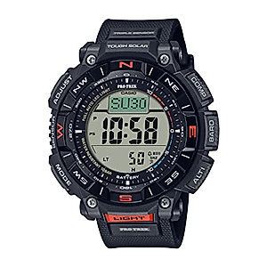 Casio Pro Trek Bio Mass Tough Solar Triple Sensor w/Thermometer Altimeter Barometer Compass World Time Men's Watch PRG340-1