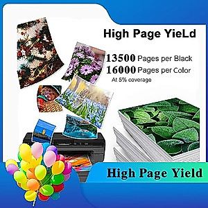 Compatible Toner Cartridge Replacement for HP CE340A CE341A CE342A CE343A Toner Cartridge for Use in Laserjet Enterprise 700 Color M775dn M775f M775z M775z+ Printer 1 Magenta