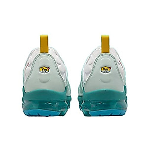 Nike mens Air Vapormax Plus, White/Laser Blue/Washed Teal/S, 8.5