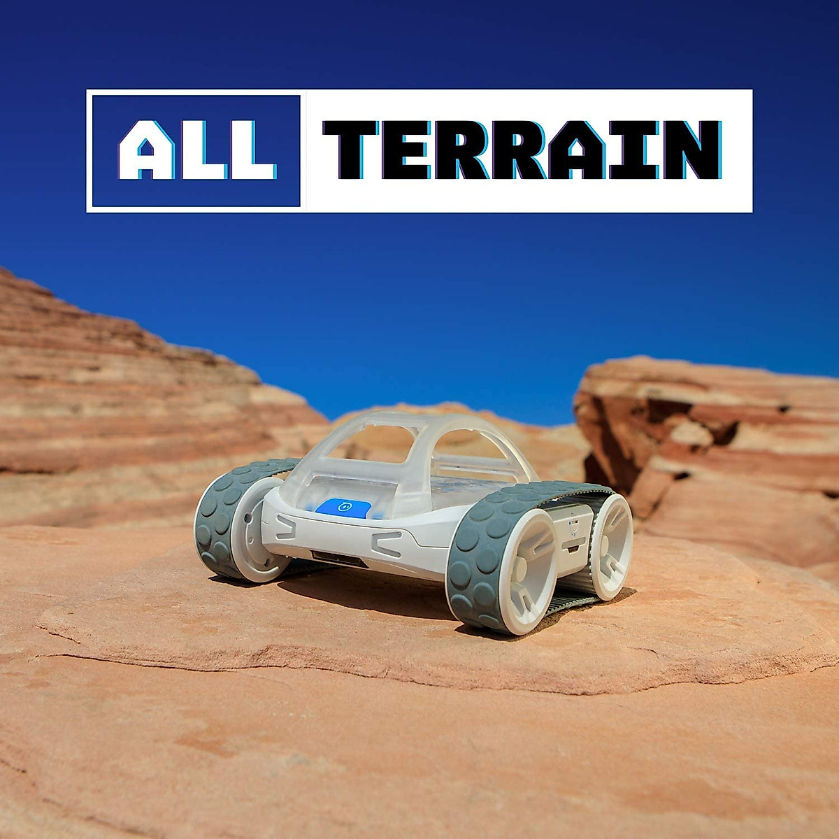 Sphero RVR+ - Programmable Robot Car for Kids & Teens - Beginner to Advanced Programming - Customizable & Expandable - Learn Javascript - Micro:bit & Raspberry Pi Compatible