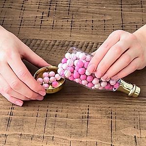 Kate Aspen Gold Metallic Mini Champagne Bottle Container (Set of 12) DIY Favor, Medium, Adult Party Favours