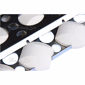 Hongso 16 1/2" Stainless Steel Heat Plate Shield Burner Cover Replacement for Select Turbo Gas Grill,3 Pack