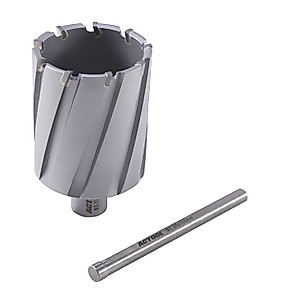 ACTOOL 2-1/4'' Diameter x 2'' Depth of Cut Carbide Tipped TCT ANNULAR Cutter with 3/4'' Weldon Shank