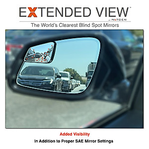 NXTGEN Extended View Mirrors - Compatible with 2020-Present Toyota Supra | MKV Supra Blind Spot Mirrors
