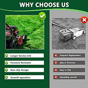 2 Pack Mower Front Drive Wheels for Craftsman Husqvarna 194231X460 401274X460 583719501 Wheel 8" X1-3/4