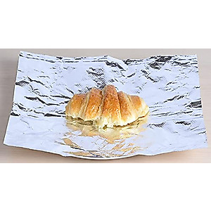 Daxwell Aluminum Foil Sheets, Interfolded, 9" x 10.75", J10002315 (Case of 3,000; 6 Boxes of 500),Silver