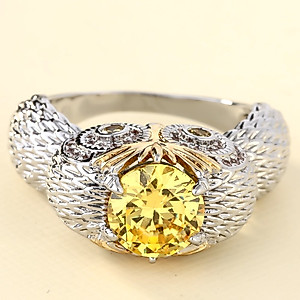 Ginger Lyne Collection Owl Ring Size 12