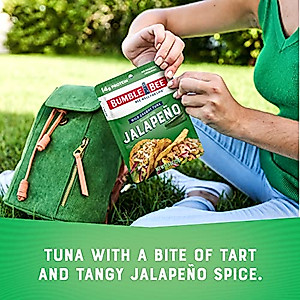 Bumble Bee Jalapeño Seasoned Tuna, 2.5 oz Pouches (Pack of 12) - Ready to Eat - Wild Caught Tuna Pouch - 14g Protein per Serving - No Draining Required