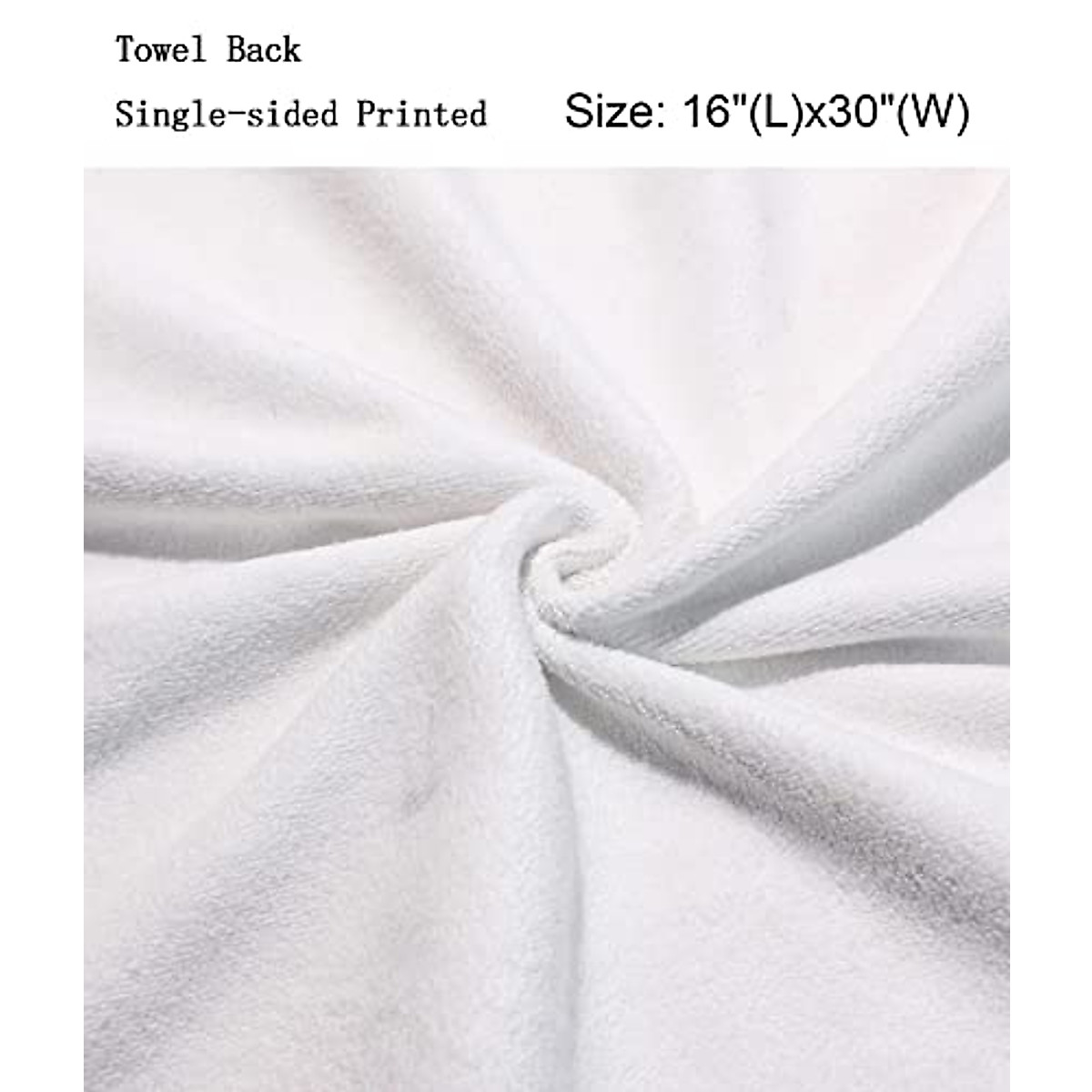 Naanle Beautiful Unicorn Flowers Pattern Soft Bath Towel Highly Absorbent Guest Hand Towels Multipurpose for Bathroom, Hotel, Gym and Spa (16 x 30 Inches,Black)