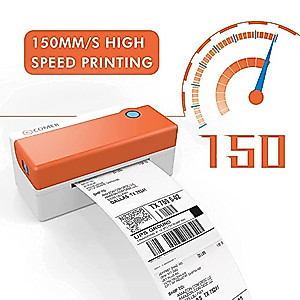 K COMER Shipping Label Printers High Speed 4x6 Commercial Direct Thermal Printer Labels Maker Machine for Shipment Package, Compatible with Amazon Ebay Shopify Etsy UPS on Windows/Mac/Linux