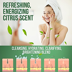 Tea Tree Oil Face Wash, 4oz – Tea Tree Soap Natural Skin Cleanser – Pure Essential Oil Infused Skincare Cleansing Face Soap, Made in USA