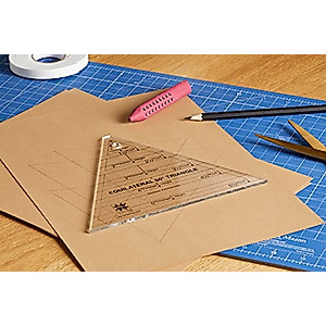 EZ International 882670180 Triangle Rotary Cutting Shapes White Large