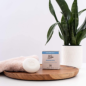 Soapbox Argan Oil Shampoo Bar for Frizzy Hair | Natural, Eco Friendly, Color Safe, Sulfate Free, Paraben Free, Silicone Free, Cruelty Free, and Vegan, 3.1oz, 1 Count