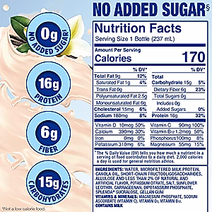 SPLENDA Diabetes Care Shakes - Meal Replacement Shake, French Vanilla, 8 Fl Oz (Pack of 24)