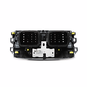 MYFANDOOR Center Dash A/C Outlet Air Vent Panel Replacement with Clock Air Vent Compatible with Toyota Corolla 2009-2013 Replaces # 55670-02340