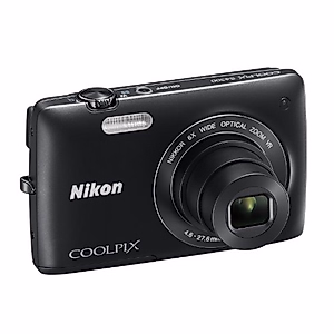Nikon COOLPIX S4300 16 MP Digital Camera with 6x Zoom NIKKOR Glass Lens and 3-inch Touchscreen LCD (Black)