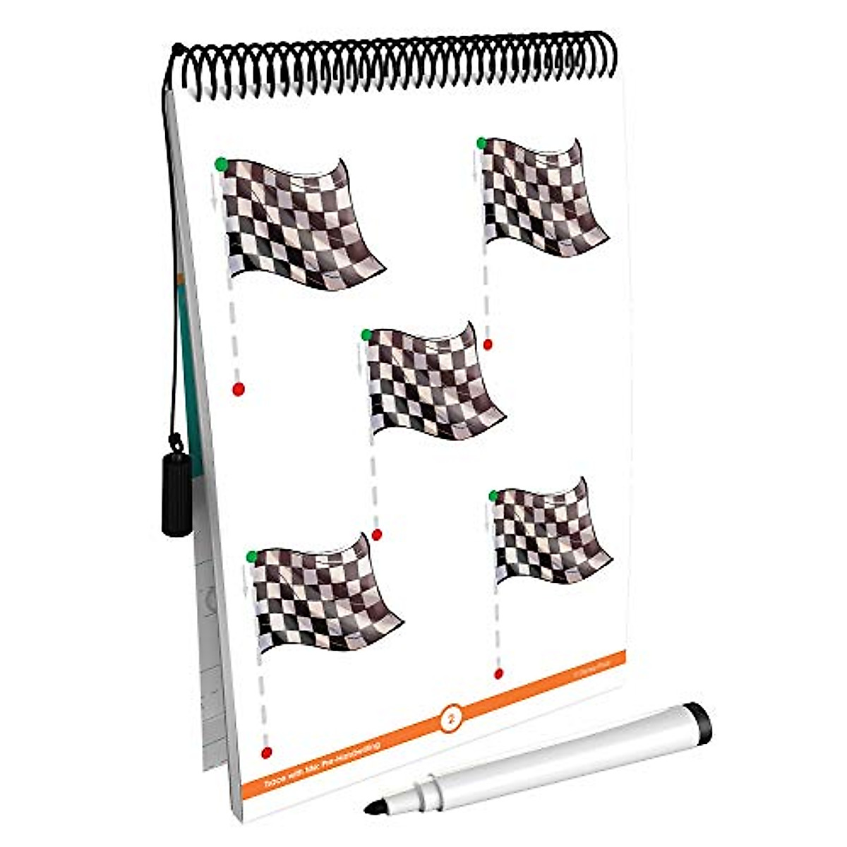 Disney Learning Cars 3 Trace With Me Pre-Handwriting Tracing Books for Kids Ages 3-5, Preschool Shapes and Letter Tracing Wipe Clean Workbook, Dry Erase Handwriting Practice Book for Kids, Pre K +