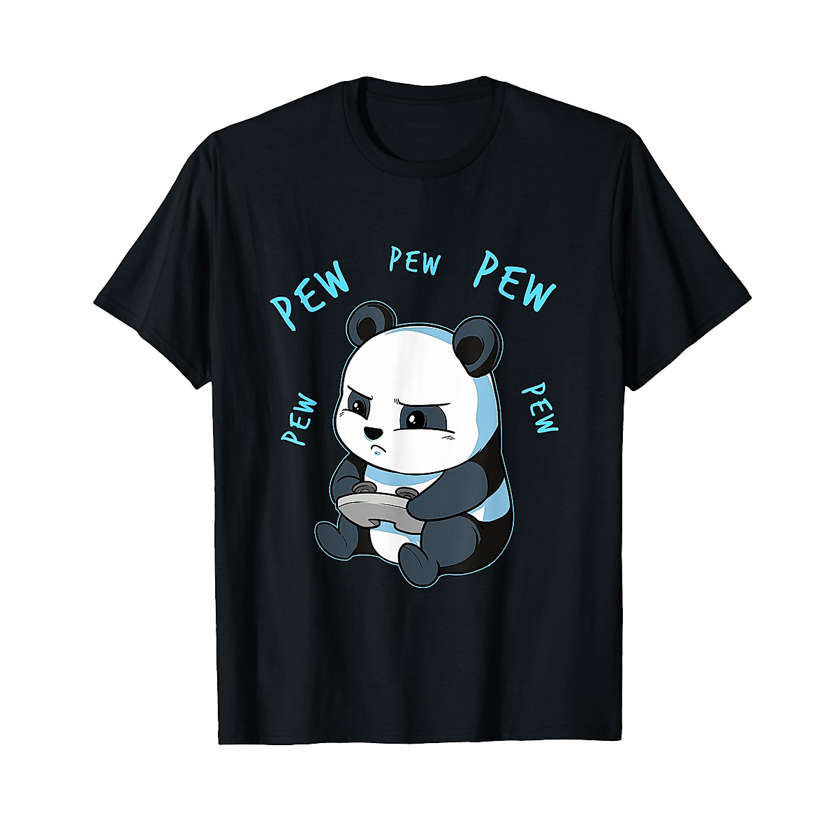 Cute Gaming Panda Pew Video Game Computer Player T-Shirt