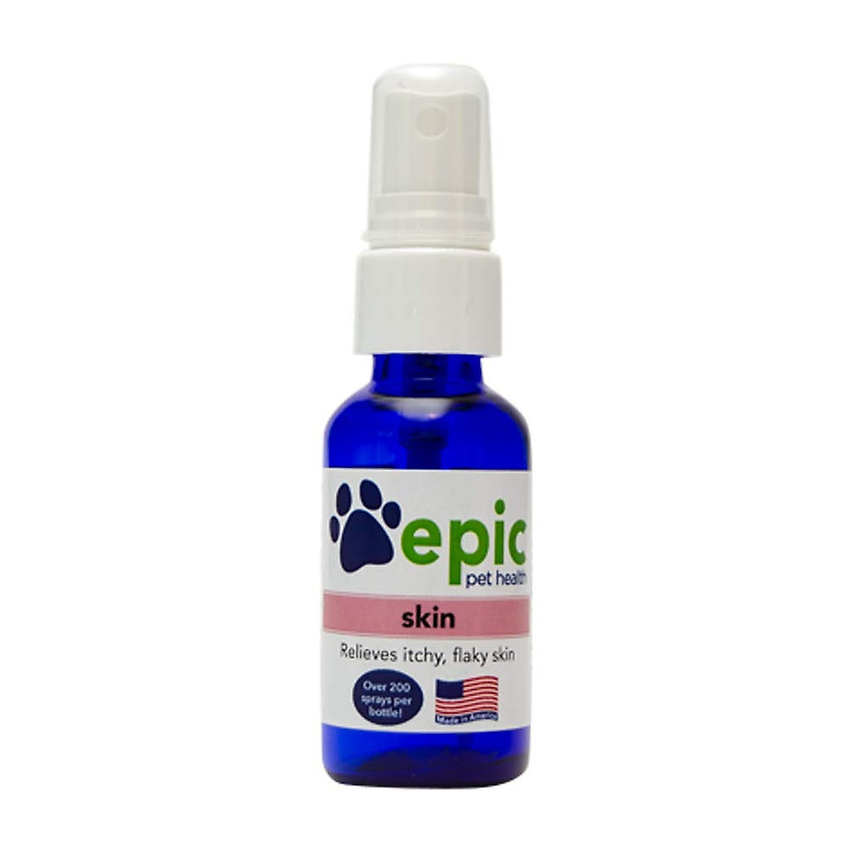 Skin - Relieves Itchy, Flaky Skin Naturally, Made in USA Natural Electrolyte Spray for Healthy Skin and Coats Can be use on All Animals Unscented is Healthy for Animals (Spray 1 oz)