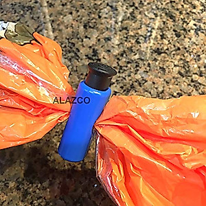 6pc Premium Quality ALAZCO Bag Clips - Value Set Food Fruit Bread Bag Cinch Non-Slip Grip EASY Squeeze & Lock