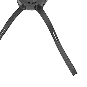 Tnfeeon Sweeping Robot Accessories for S7MaxV S7 S6 S5 S4 E Series Sweeping Robot Vacuum Silicone Side Brush Sweeper Side Brush Brush Silicone Sweeper Side Brush Replacement for S7 6PCS(Black)