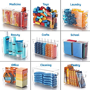 StorageBud Pantry Organization And Storage - Refrigerator Organizer Bins - Stackable Clear Fridge & Freezer Organizer - Great For Pantry, Storage, Fridge, Freezer