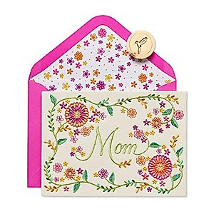 Papyrus Birthday Card for Mom (Wonderful Day)